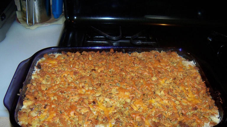 This zucchini casserole is jam-packed with veggies and just enough ...