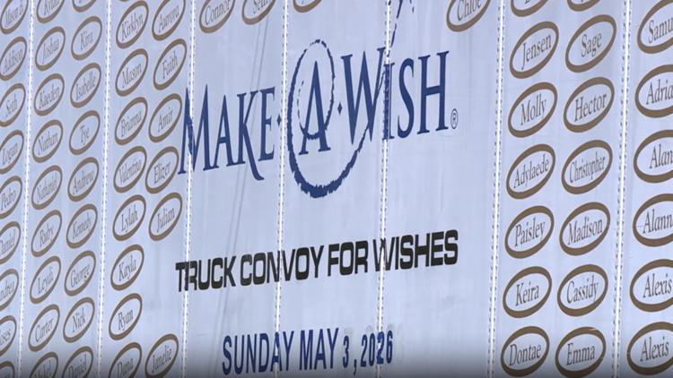 Make-A-Wish's 25th annual truck convoy for wishes takes place in Gettysburg