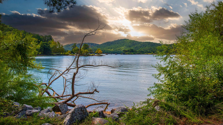 Quiet RV camping and lake recreation await at this beautiful state park ...