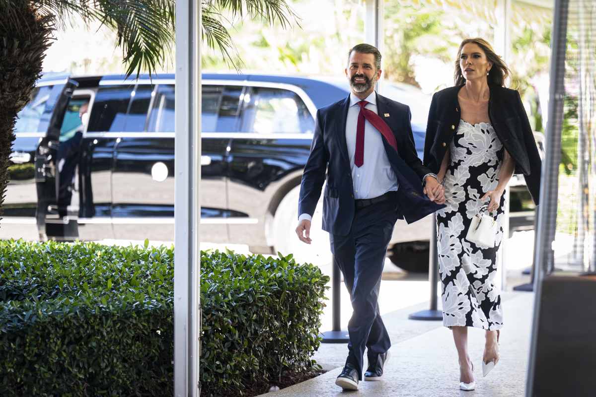 'News to me': Trump Jr pushes back on wedding delay rumors with Bettina ...