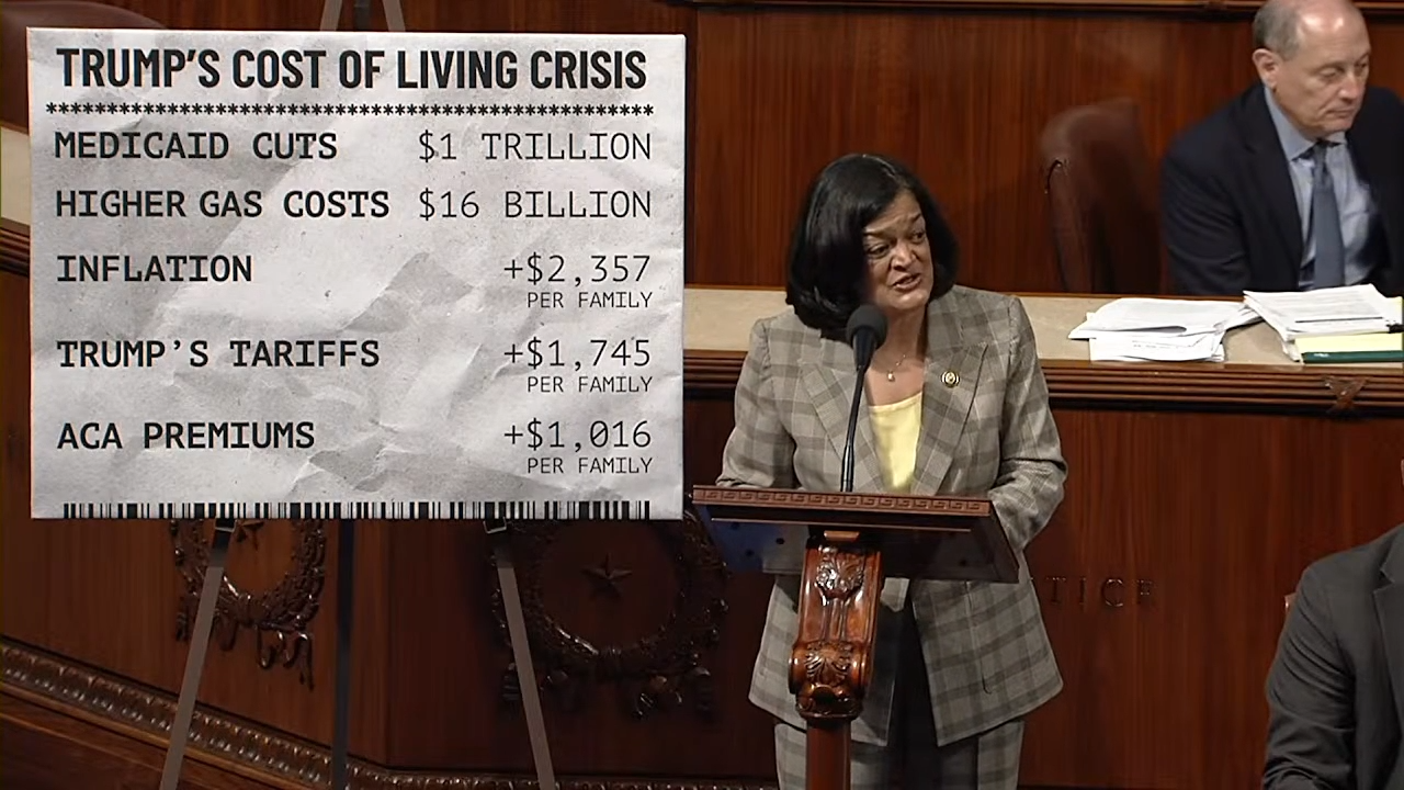 'A total insult to the American people': Pramila Jayapal torches GOP ...