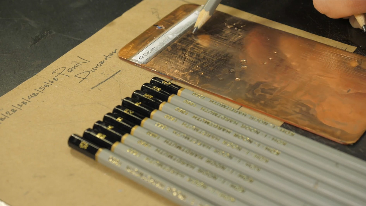 Pencil testing methods for professional composite projects