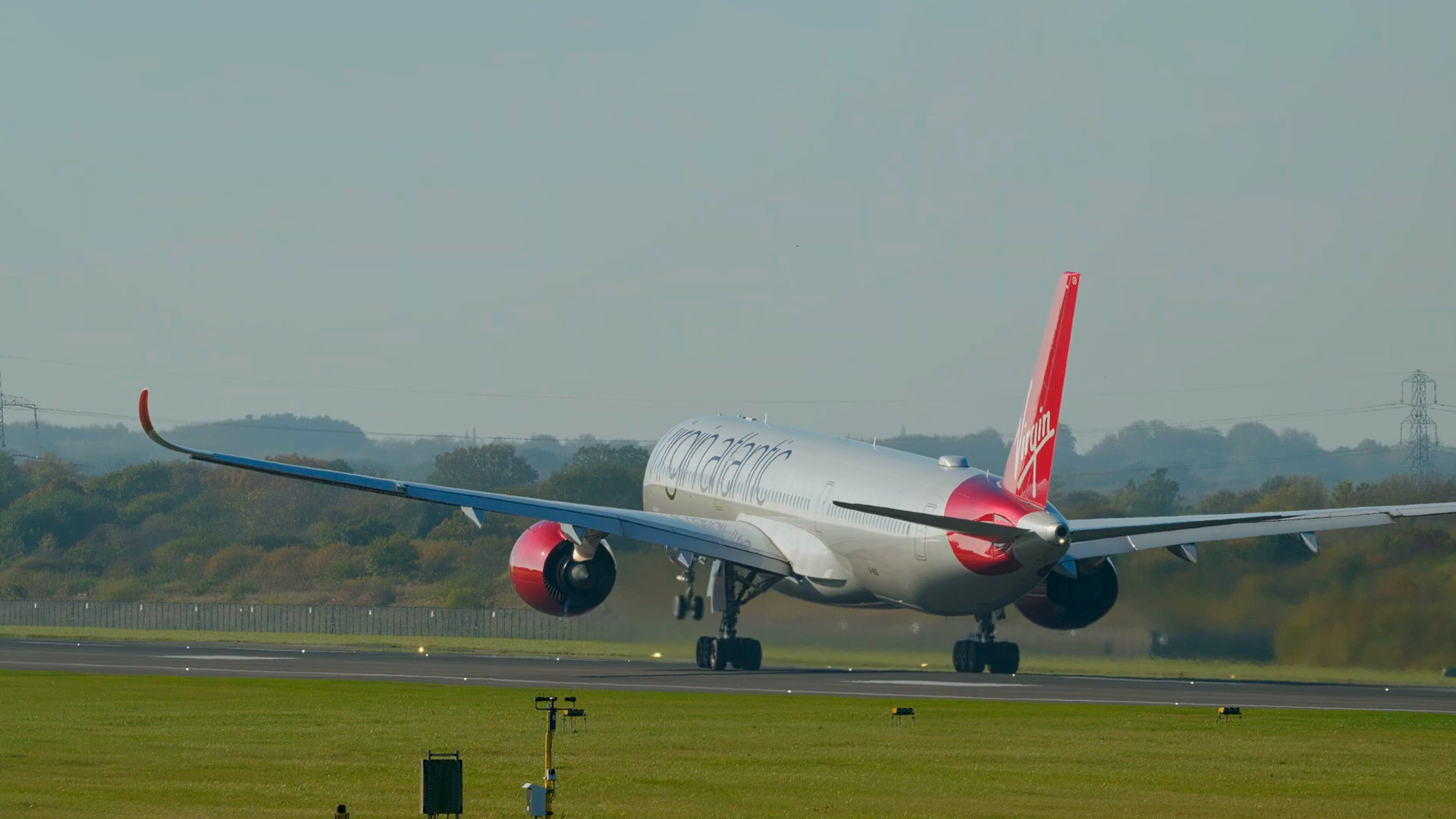 What happens when a plane takes off empty