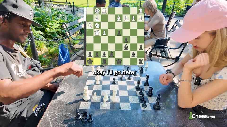 He saw an easy win in park chess - then the board hit back