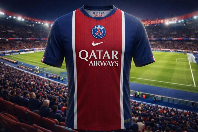 The first image of PSG’s upcoming new home kit