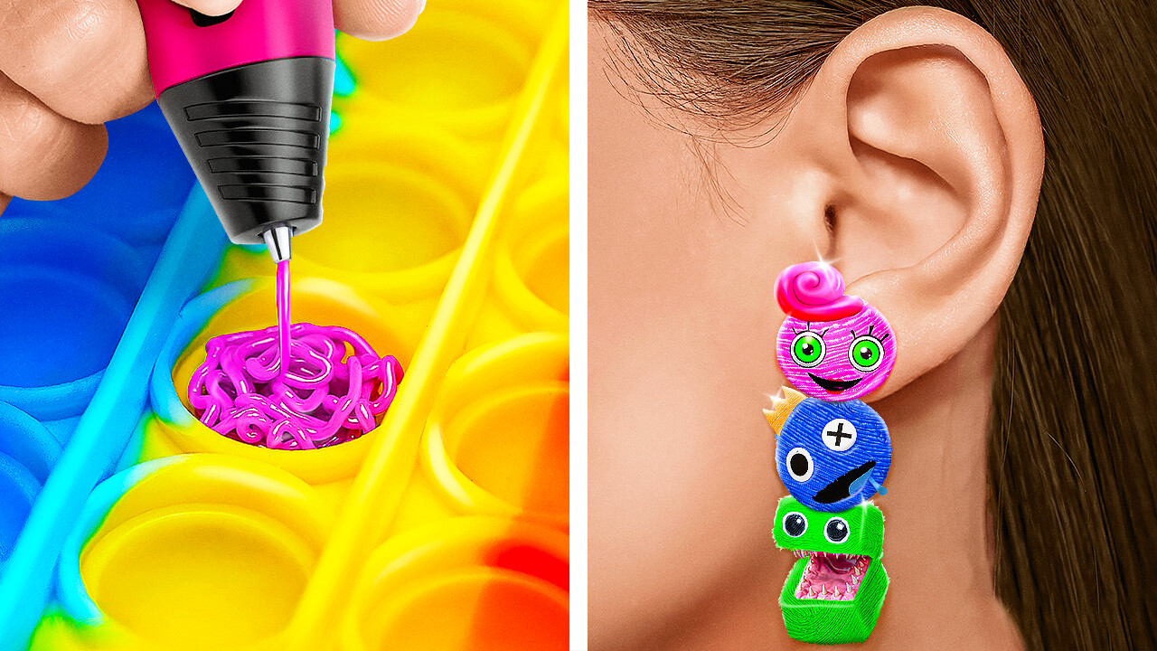 Amazing 3D pen creations and DIY jewelry ideas