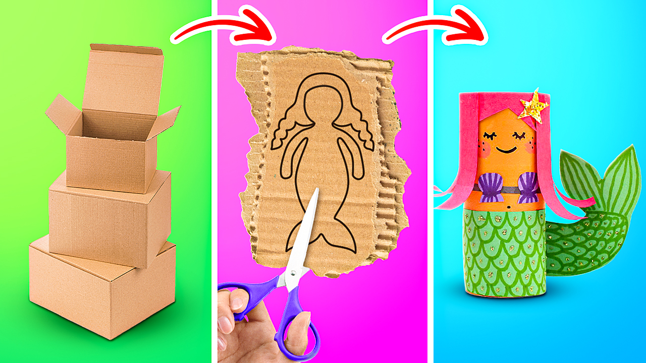 Creative cardboard crafts for student success