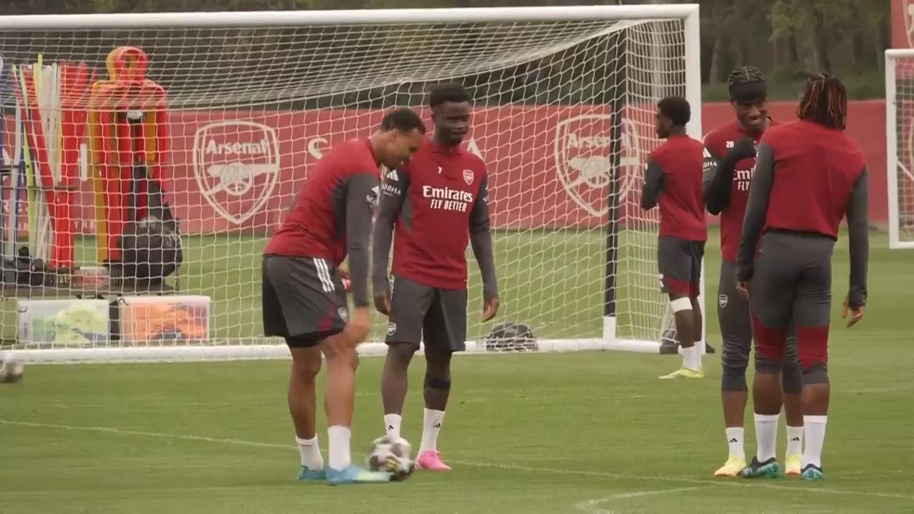 Odegaard and Havertz miss Arsenal training ahead of CL clash against ...