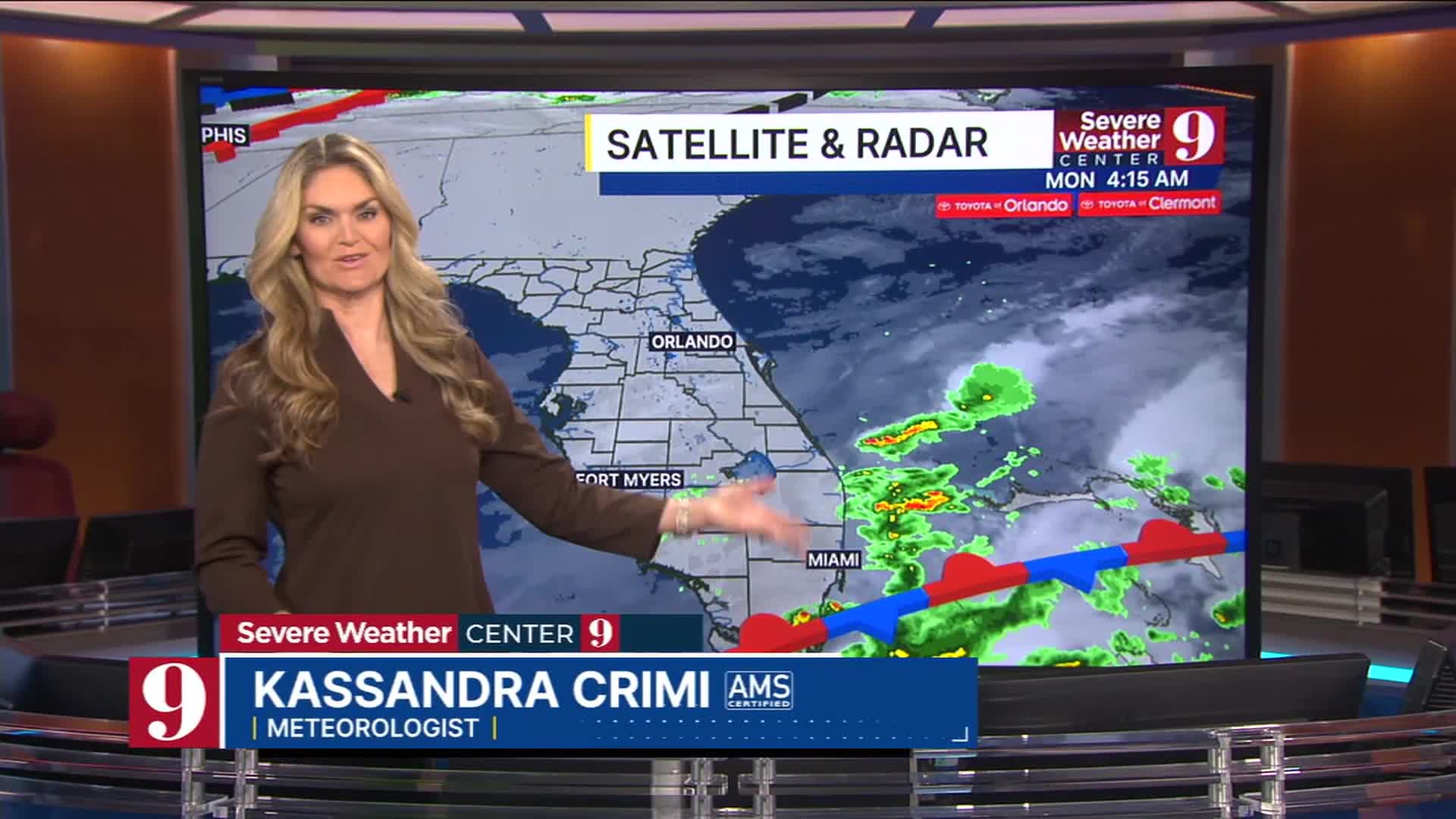 Breezy and pleasant Monday before midweek heat moves into Central Florida