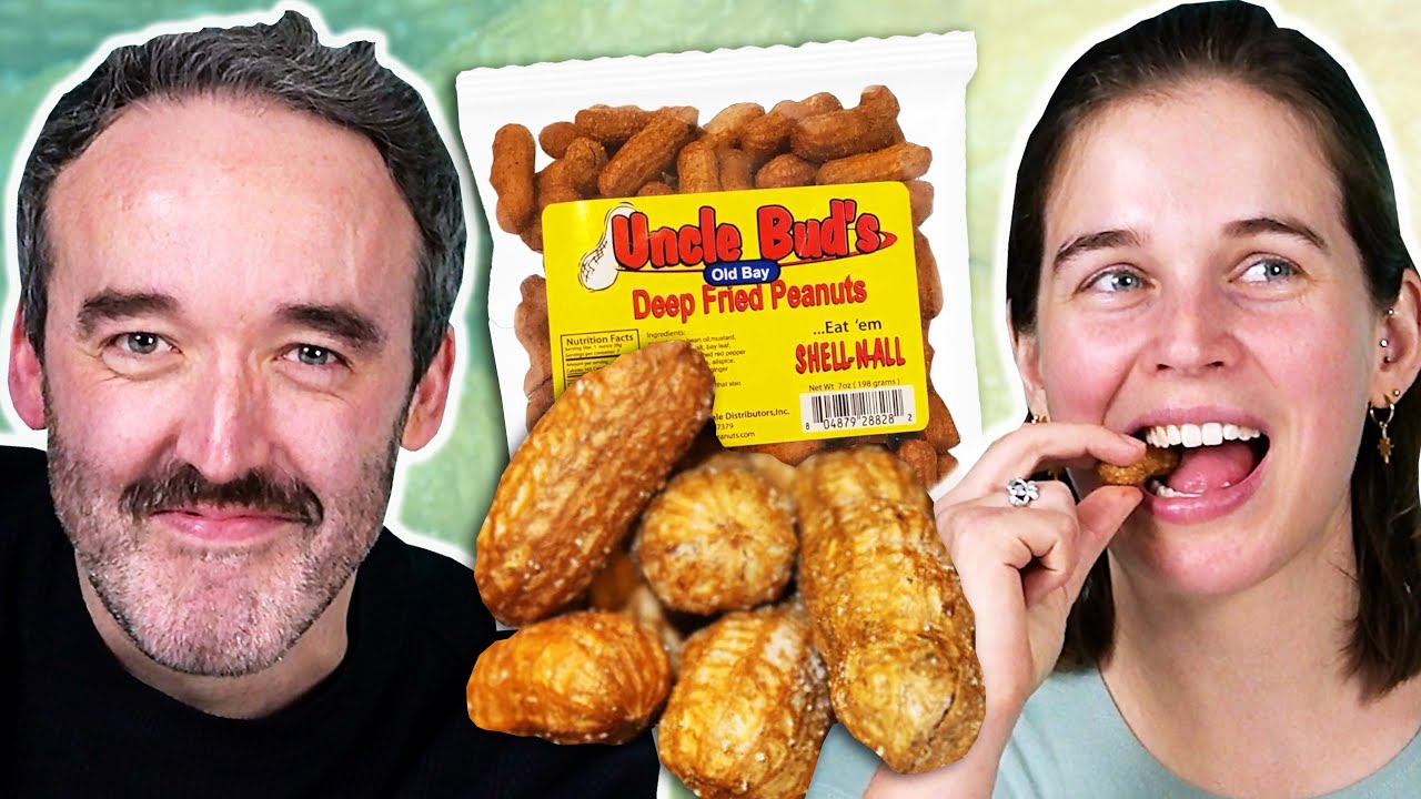 Irish people try deep-fried peanuts for the first time