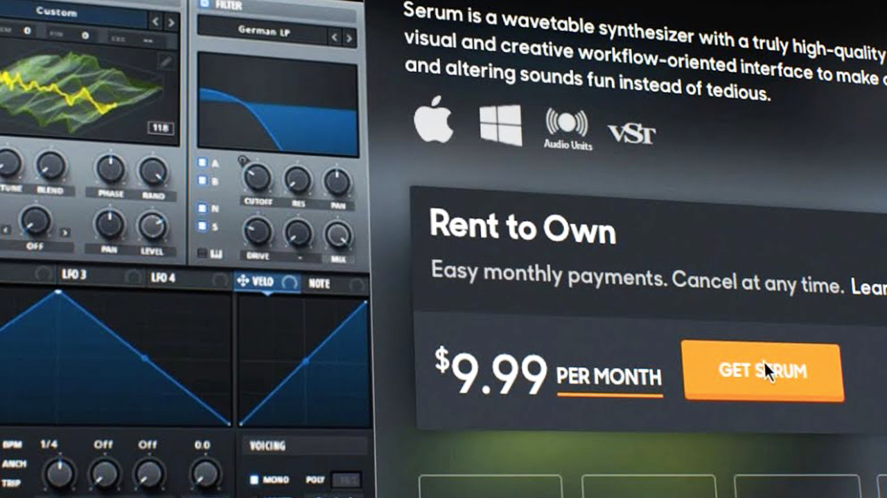 Thinking of making your next music tech purchase on a rent-to-own plan ...