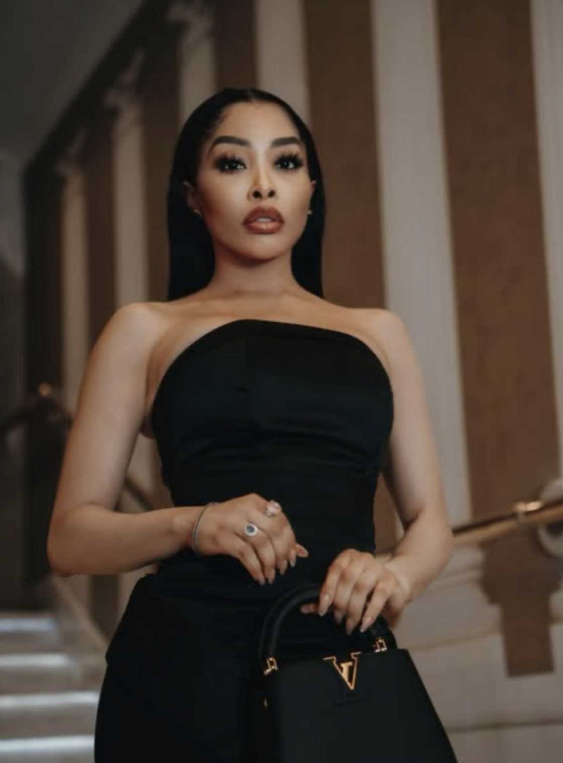 See how Khanyi Mbau looks now since her last cosmetic procedure