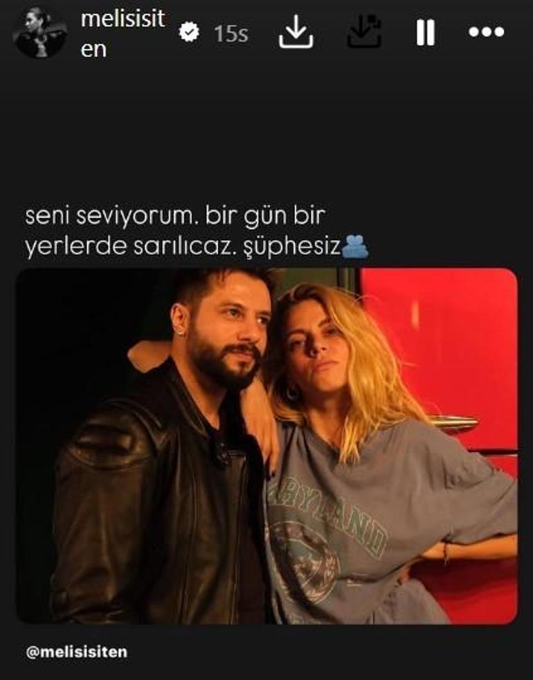 Melis İşiten'den Tolga Güleryüz paylaşımı: Bir yerlerde sarılacağız!