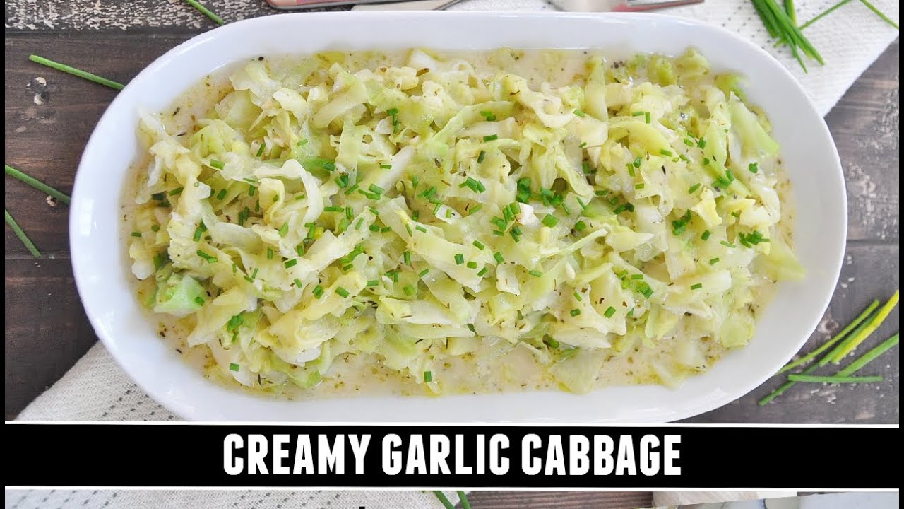 Creamy garlic cabbage recipe simple comfort food with rich flavor