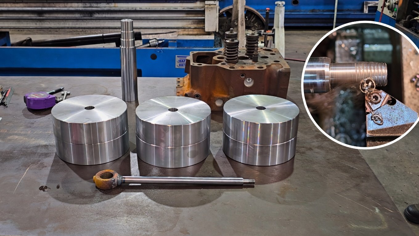 Machining steel tubes to size