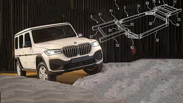 Leiterrahmen-Patent von BMW: BMW-Patent deutet auf neuen G-Klasse ...