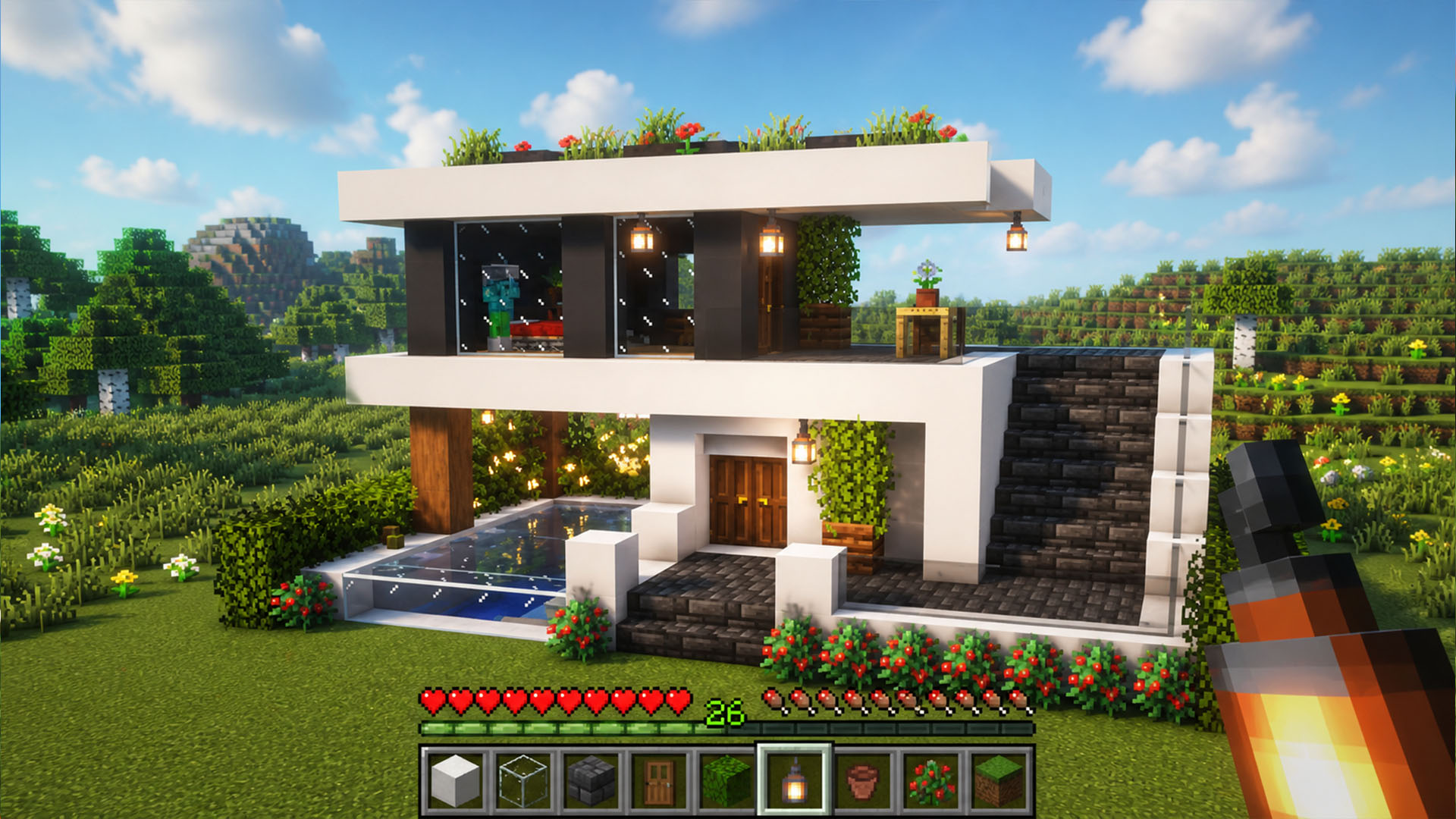 Build this modern house once and never change your base again
