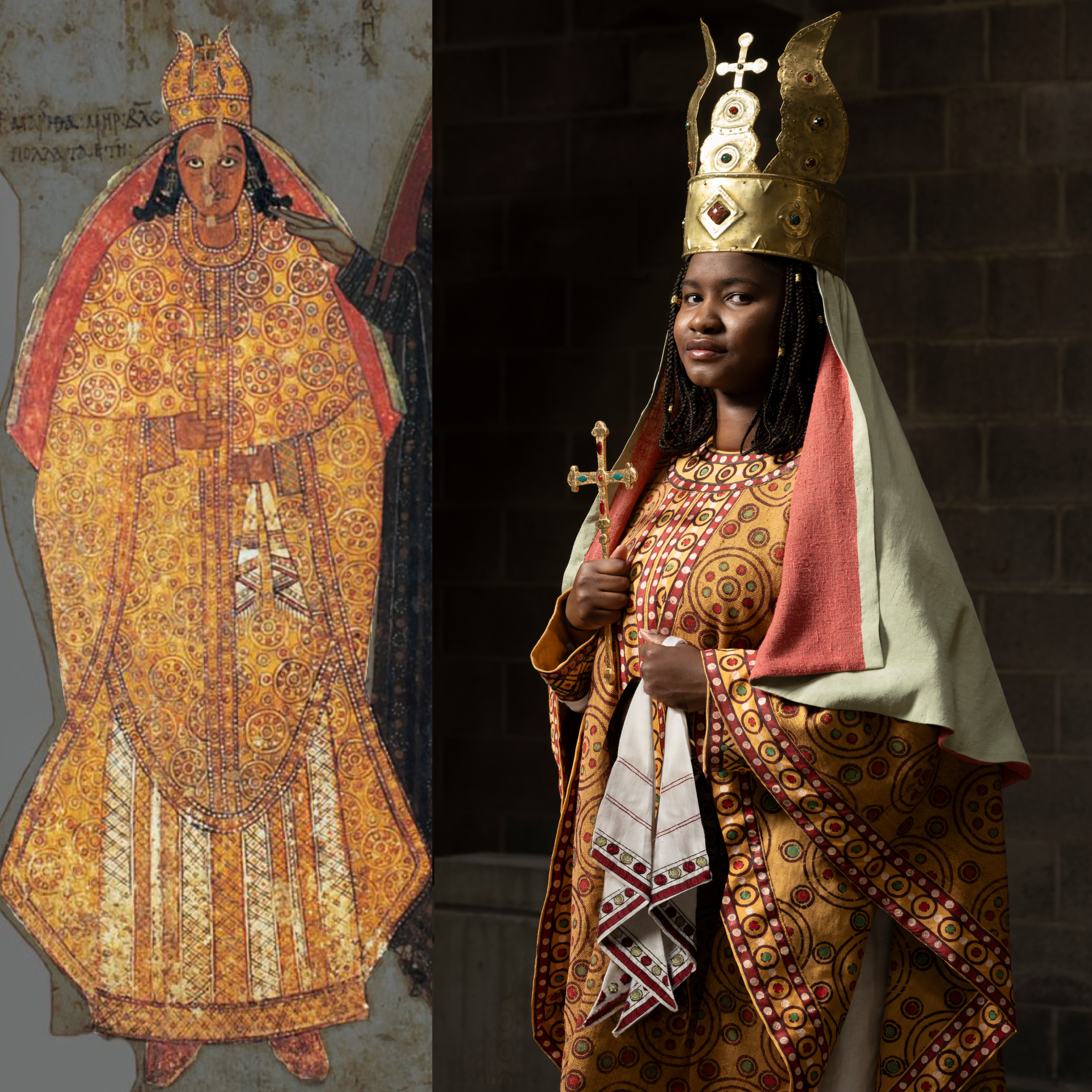 Centuries-old Christian Nubian murals inspire gorgeous fashion ...