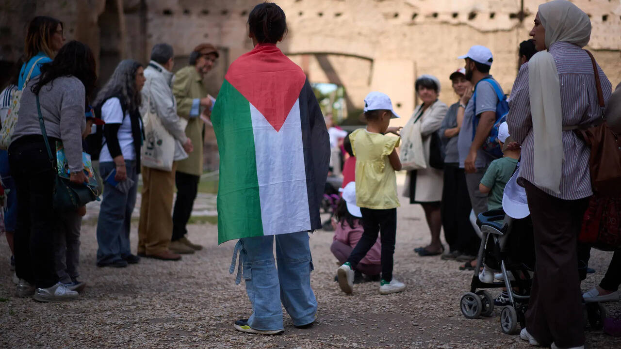 Palestinian families evacuated from Gaza experience healing day at Rome ...