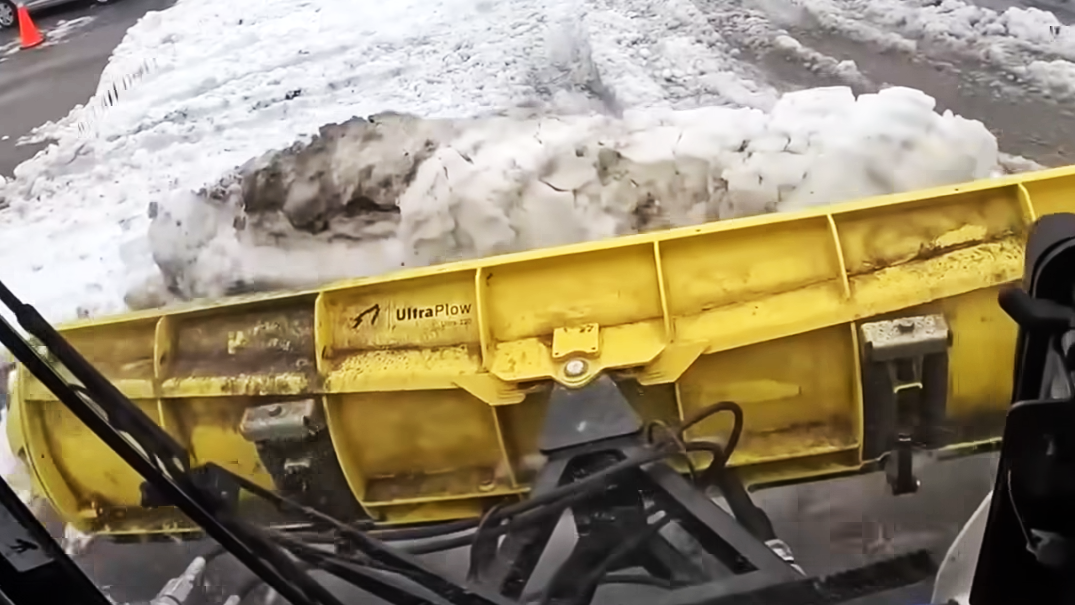 Handling a large snow plowing job