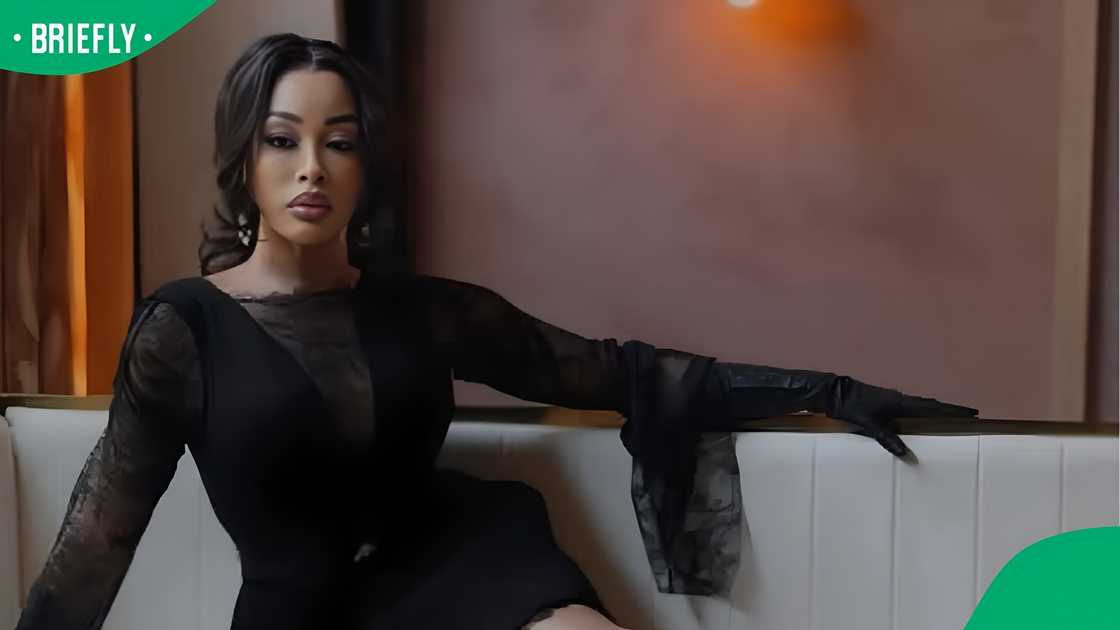 See how Khanyi Mbau looks now since her last cosmetic procedure