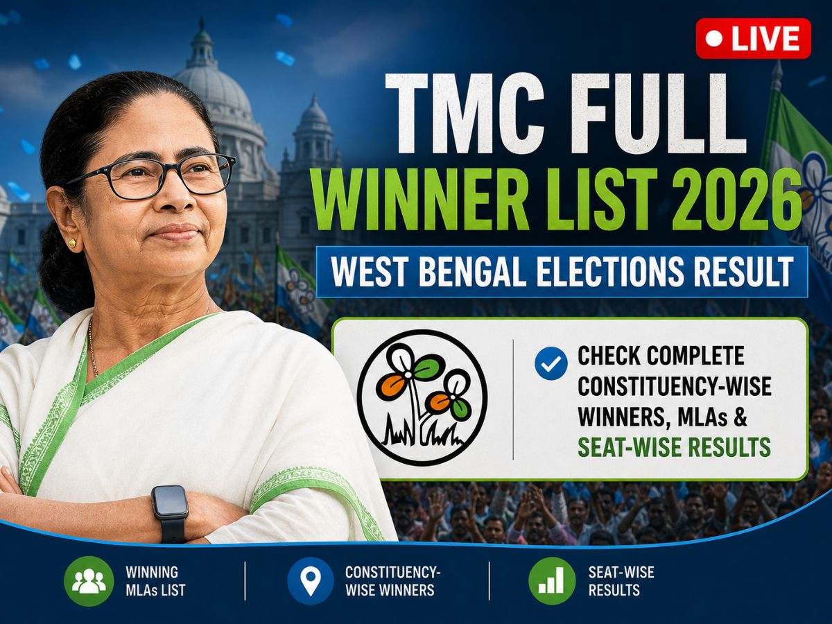 TMC full winner list 2026 West Bengal elections result (updating ...