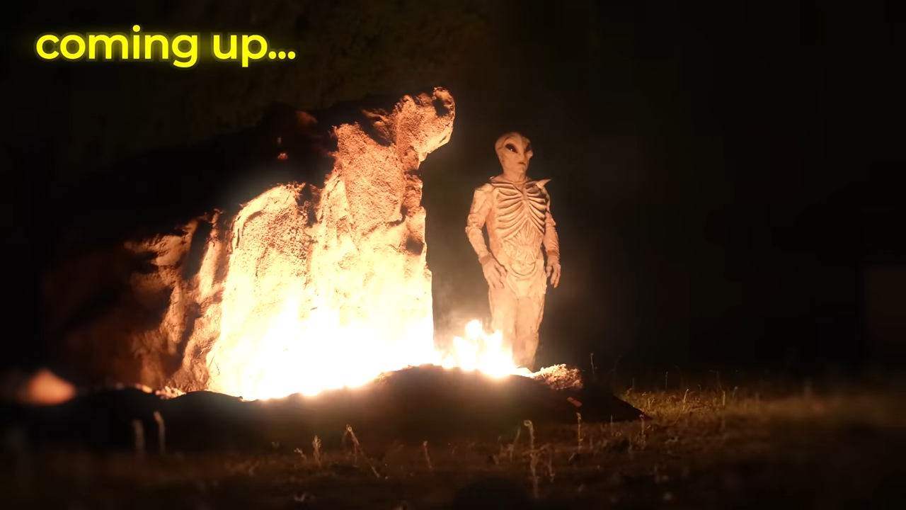 They believed in UFOs - watch what happens when they finally meet one