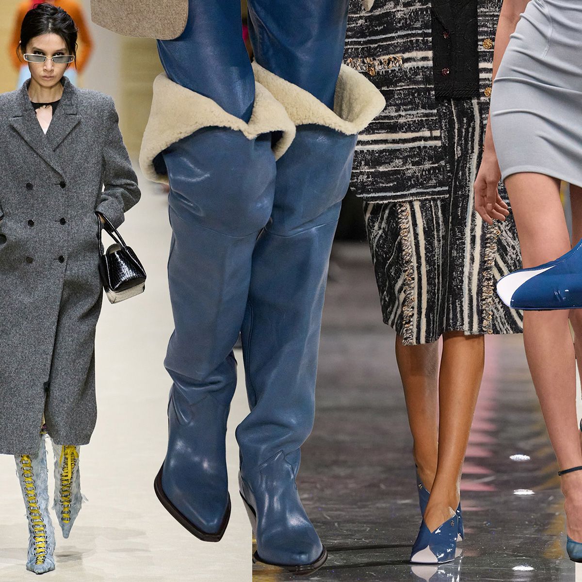 Chanel, Prada, and Alaïa have all co-signed this pretty shoe color trend