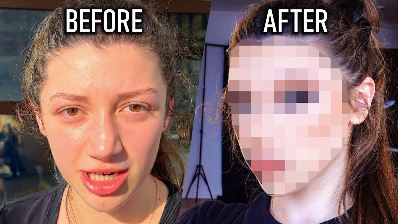 Meme to dark femme queen makeup transformation