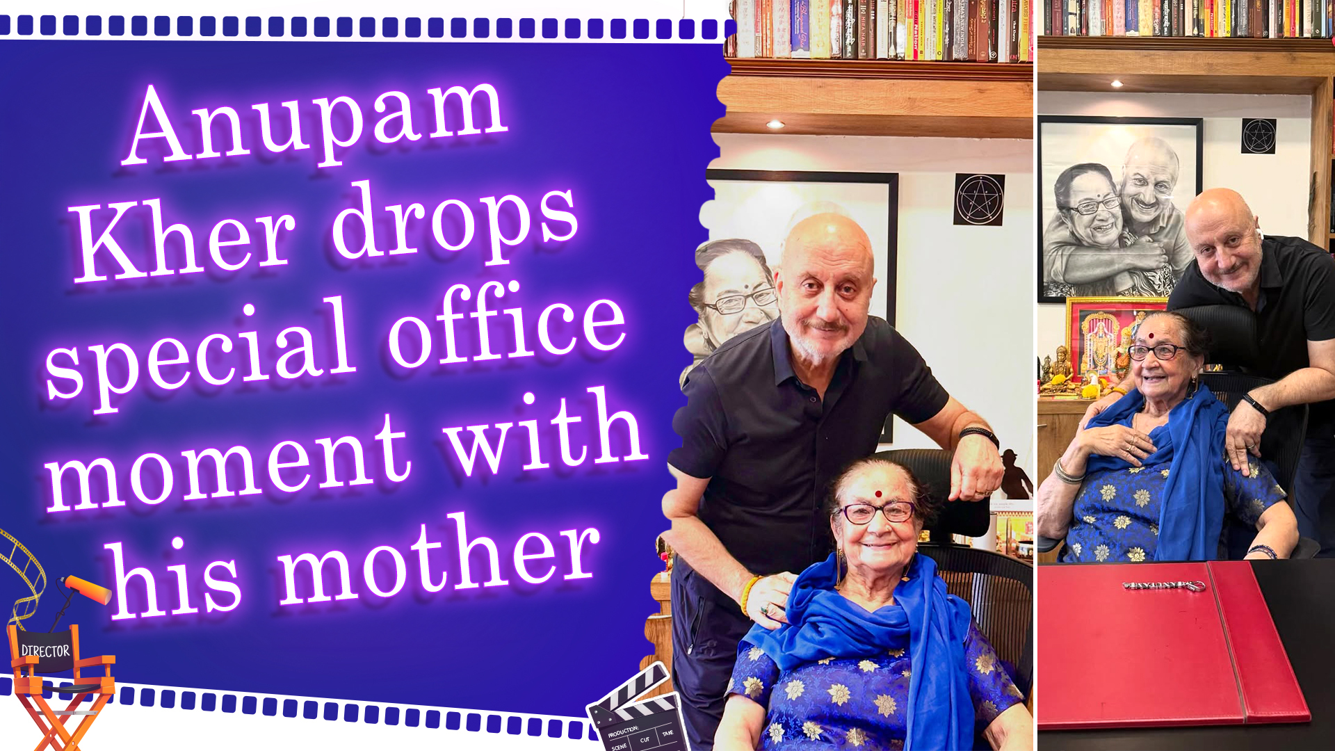 Anupam Kher shares emotional post as mother Dulari Kher sits on his ...