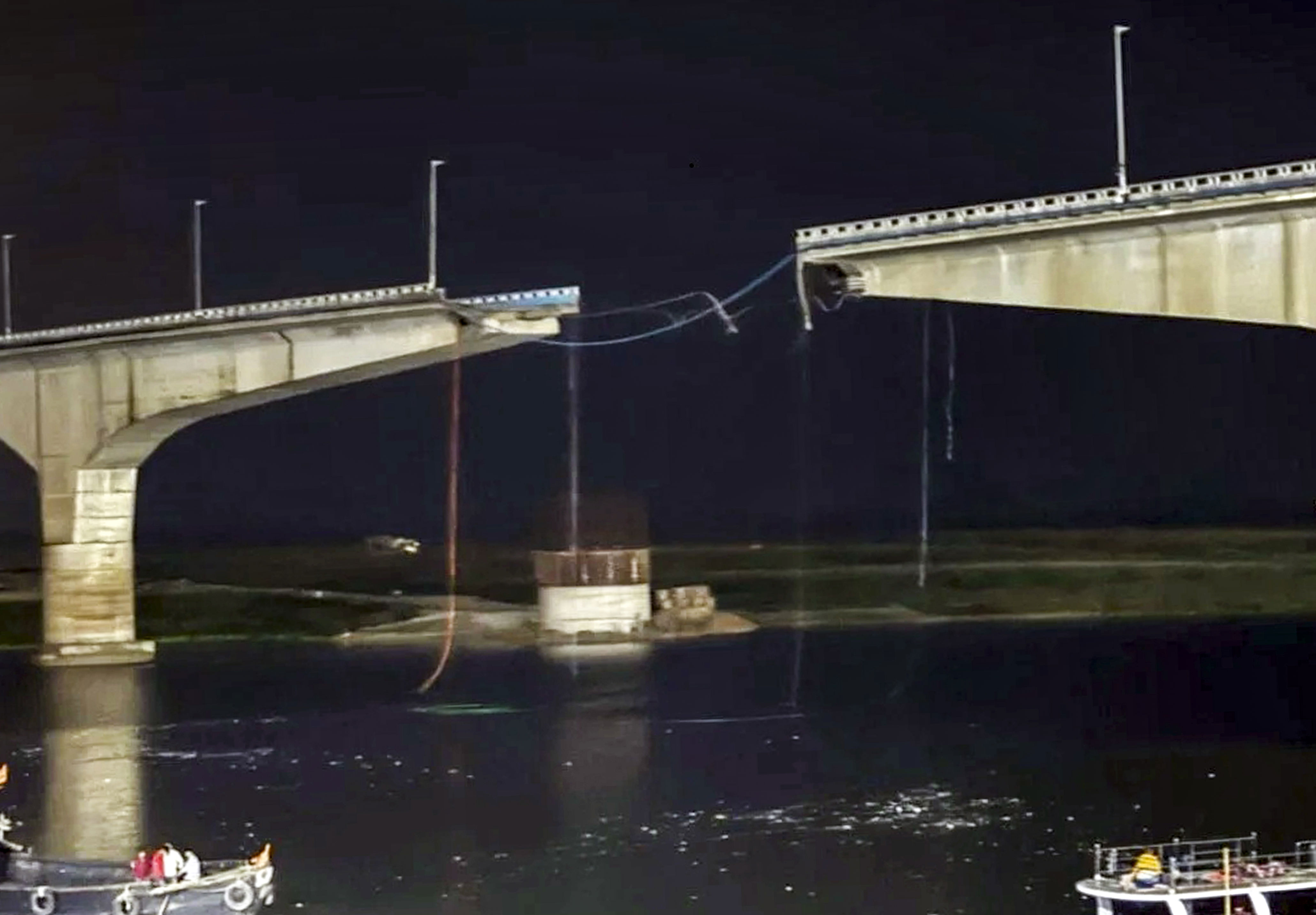 Portion of bridge over Ganga collapses in Bihar's Bhagalpur, probe ordered