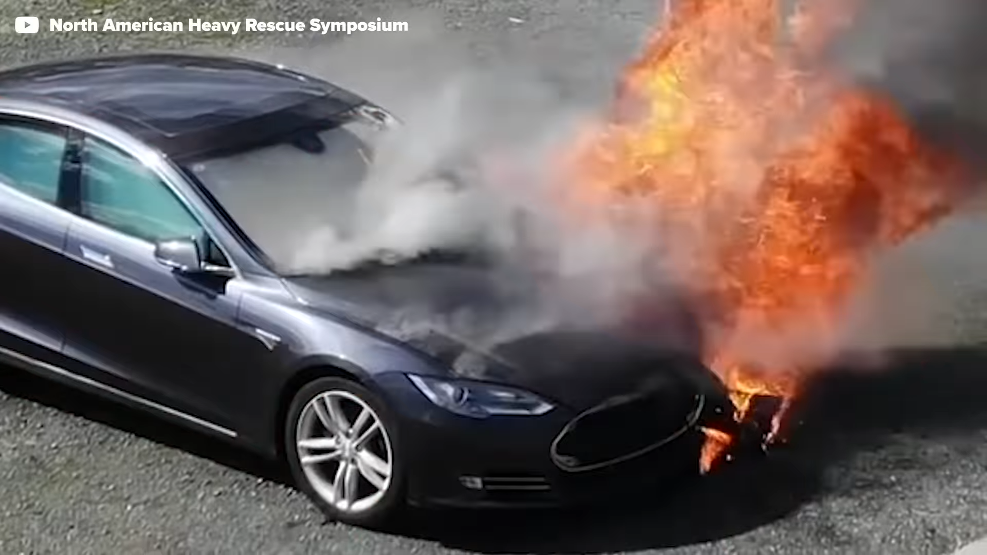 Why electric vehicle fires can reignite days after being put out