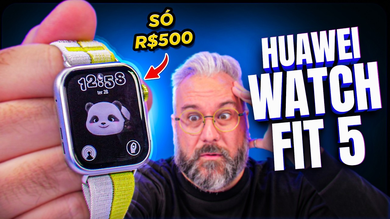 Huawei Watch Fit 5 por R$ 500: o smartwatch que pode superar o Apple Watch