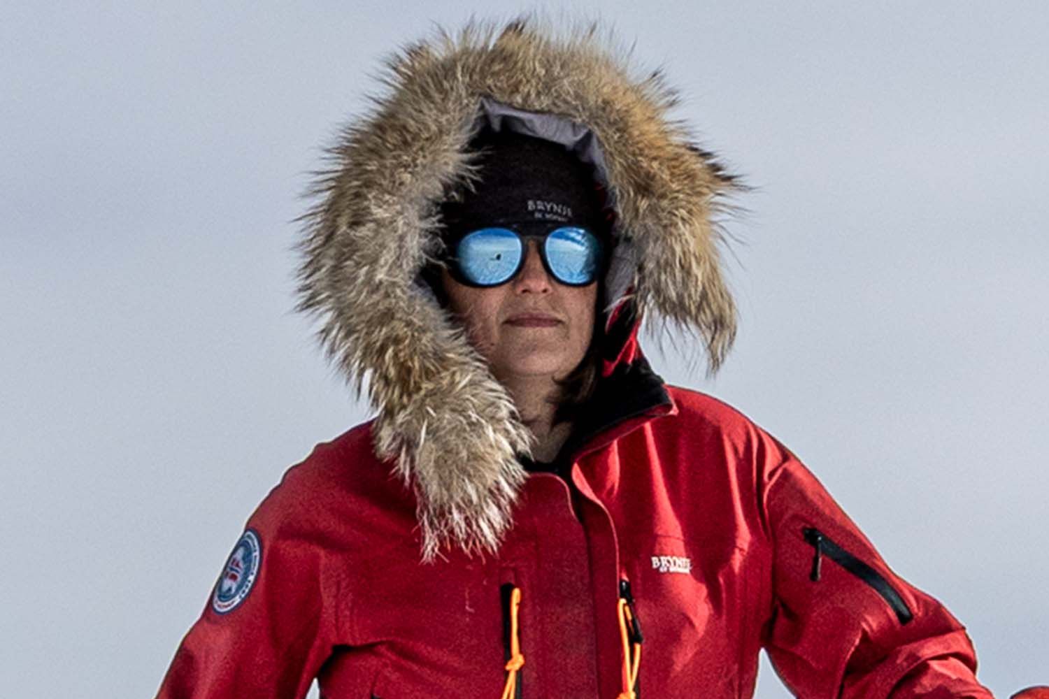 Woman spent 6 hours a day dragging tires to train for solo ski trip. 3 ...