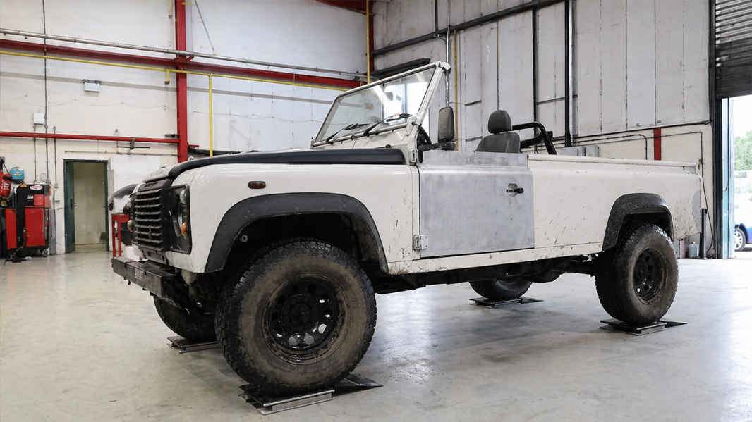 Turning a Land Rover electric in one hour