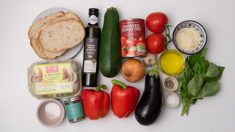 Breakfast ratatouille shakshuka recipe