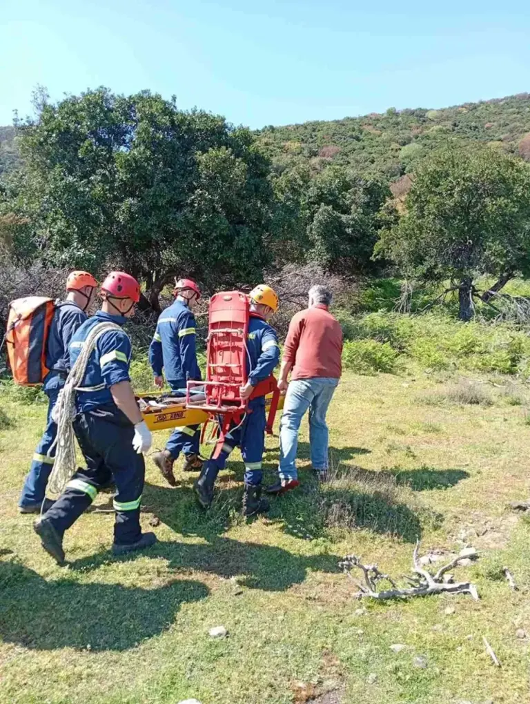 Σαμοθράκη: Επιχείρηση διάσωσης τραυματισμένης γυναίκας στο Ρέμα του Φονιά