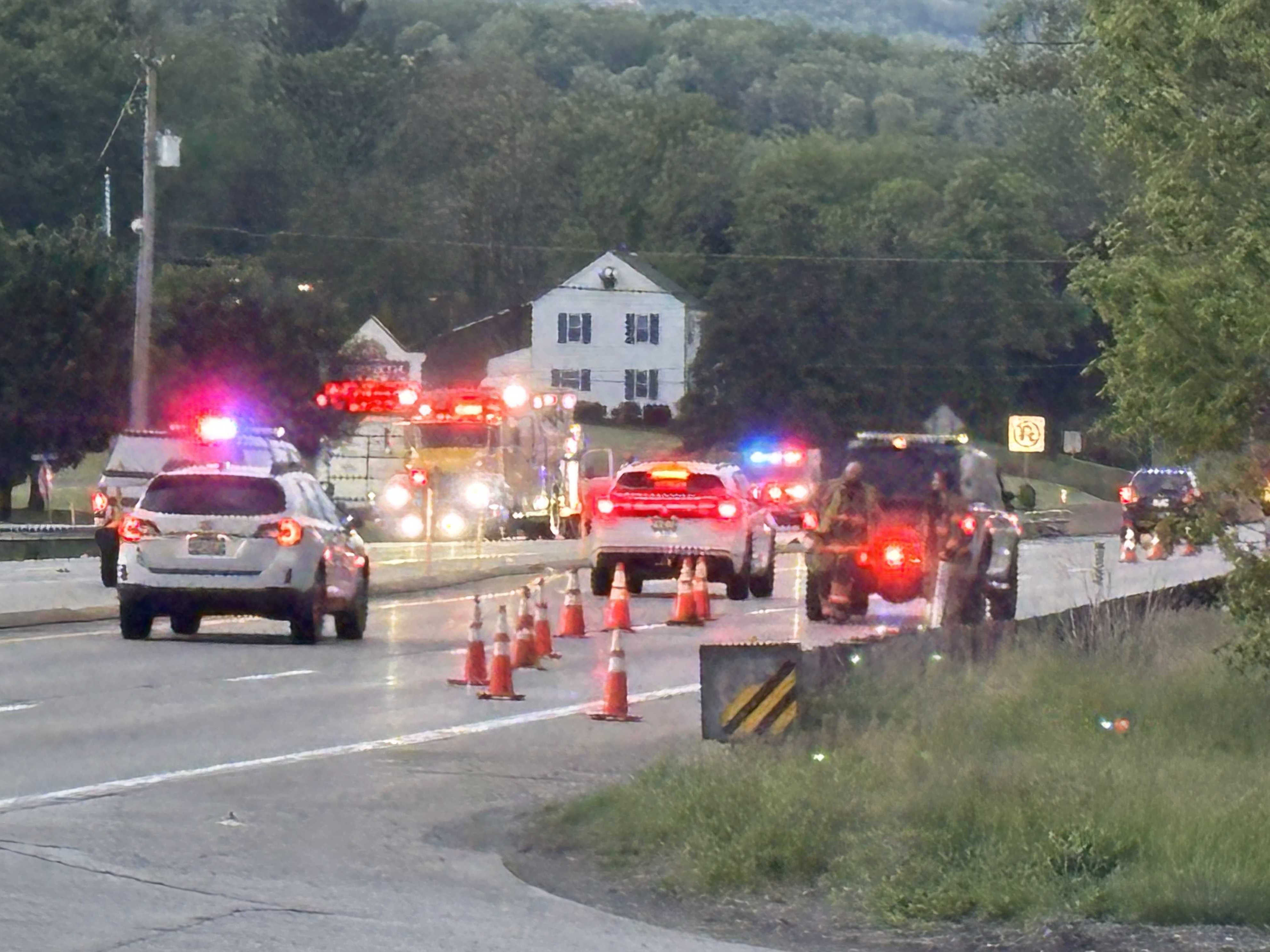 Crash involving tractor trailer shuts down part of Route 119 in Fayette ...