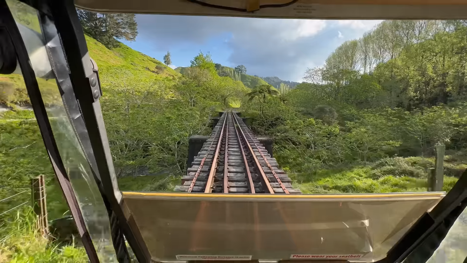 The rail ride where New Zealand turns a golf cart into a dream