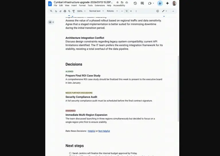 Το Google Meet αναβαθμίζει την τεχνητή νοημοσύνη στις σημειώσεις των ...