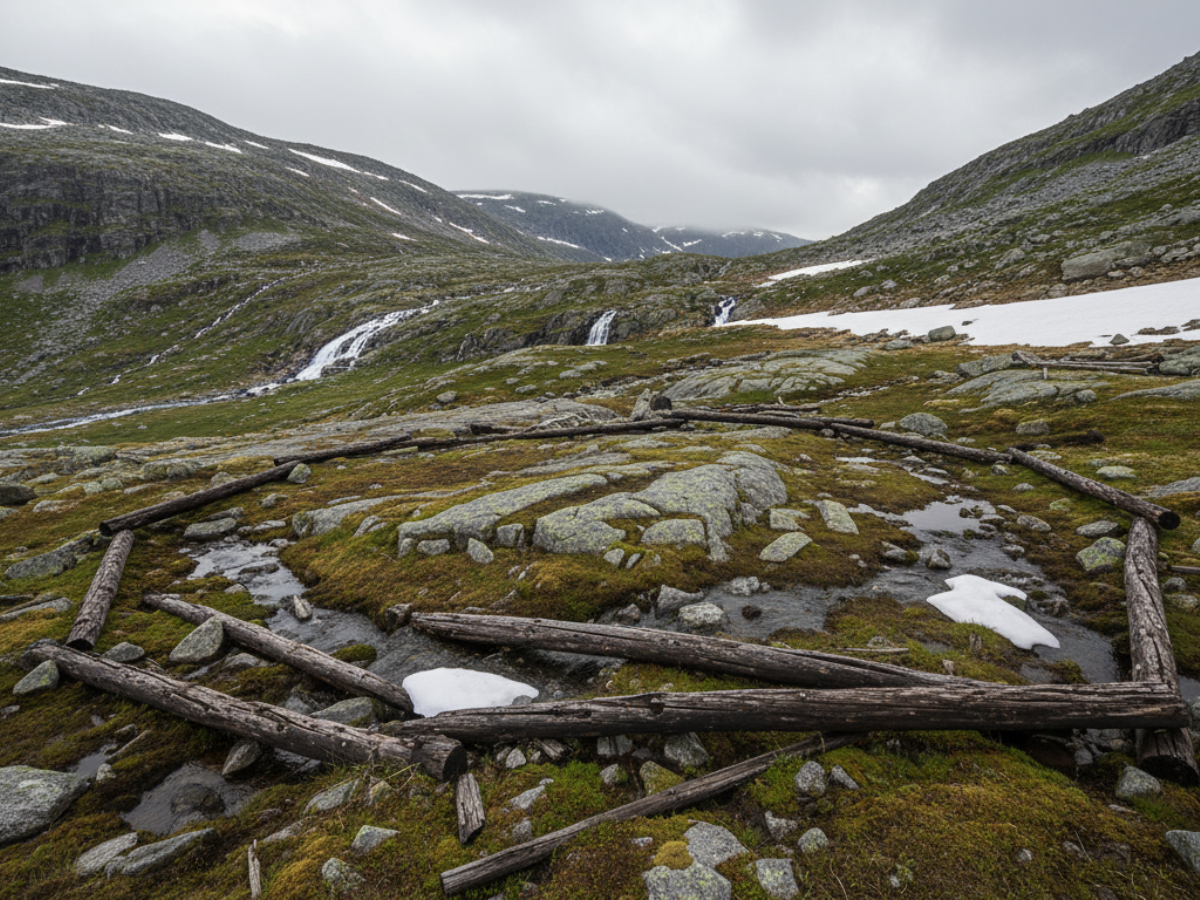 What a hidden reindeer trap under ice tells us about ancient survival