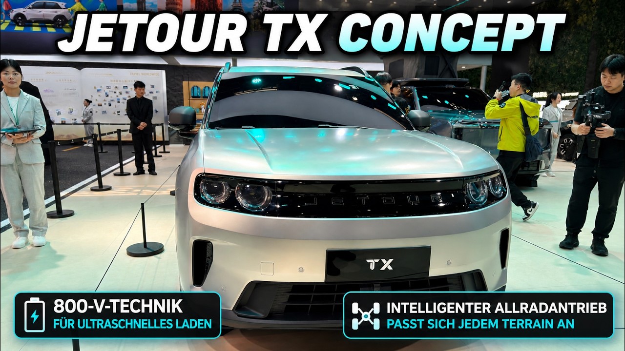 2026 Jetour TX concept: 800-Volt-Technik E-Offroad-SUV auf der Beijing ...