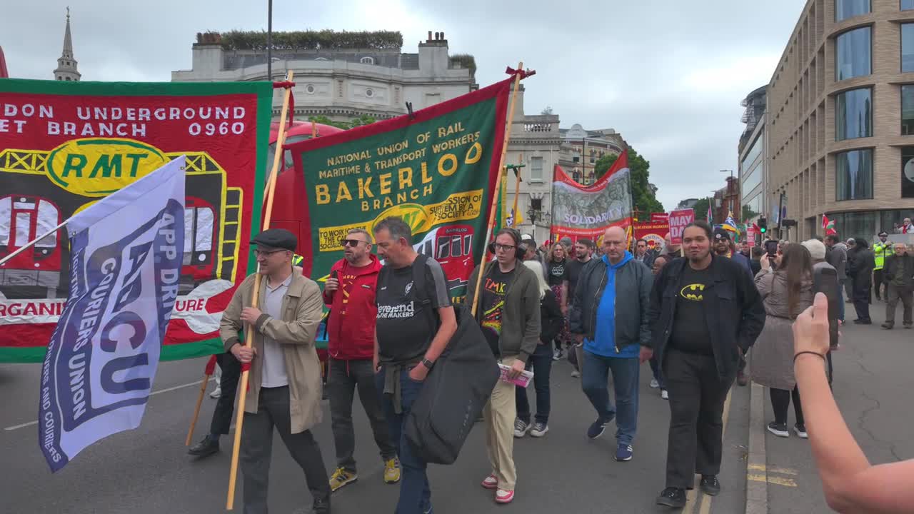 Workers make history: London's May Day march stands against ...
