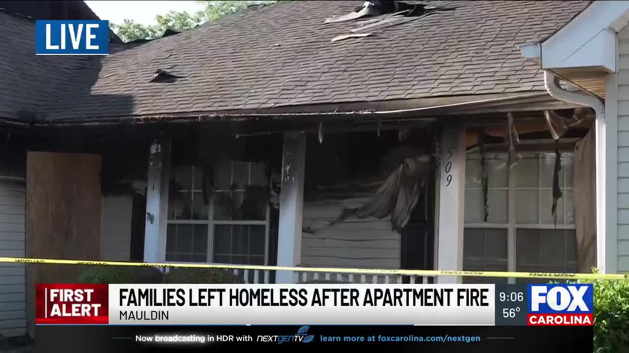 Over a dozen people displaced after Upstate fire at apartment complex ...