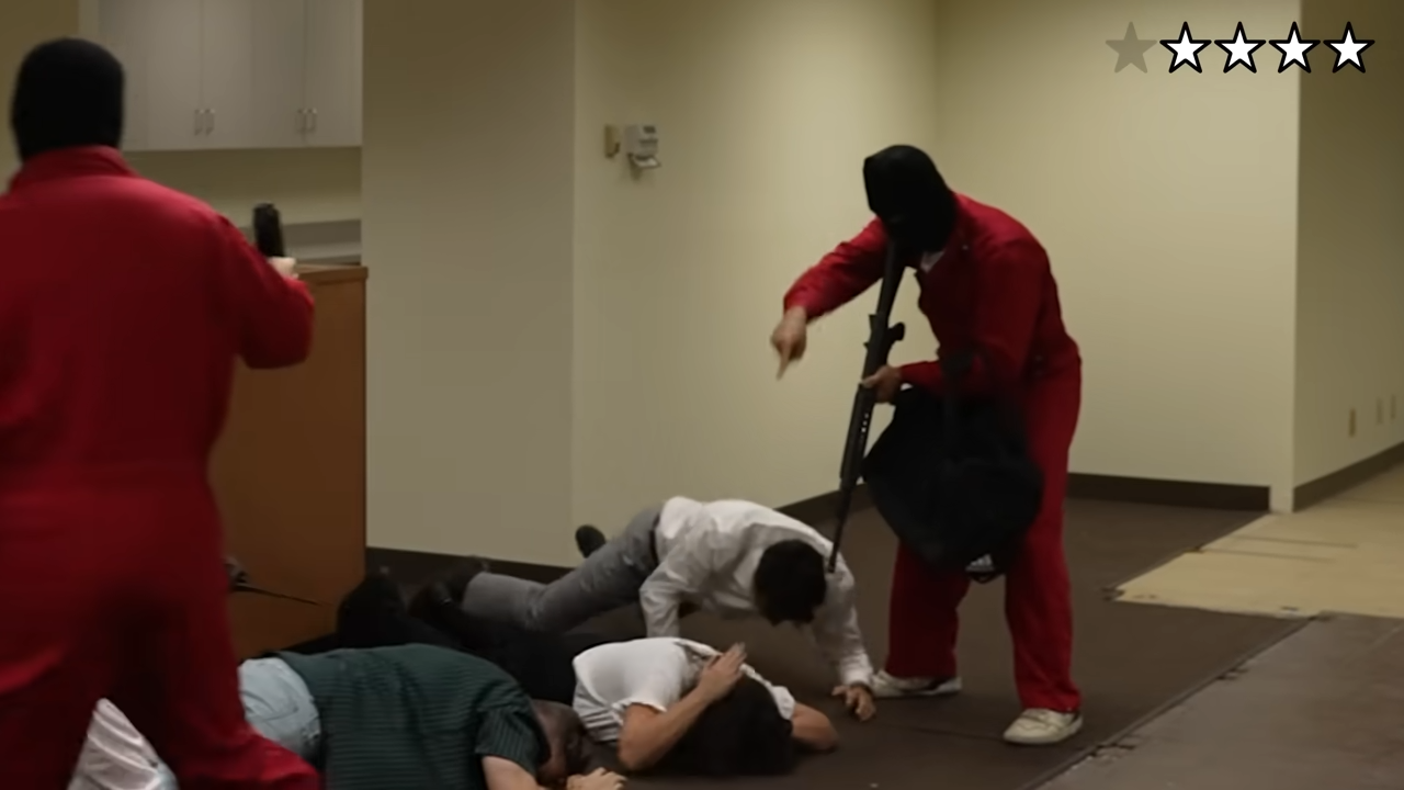 "I'm not going to jail" - The unhinged bank robbery caught on camera