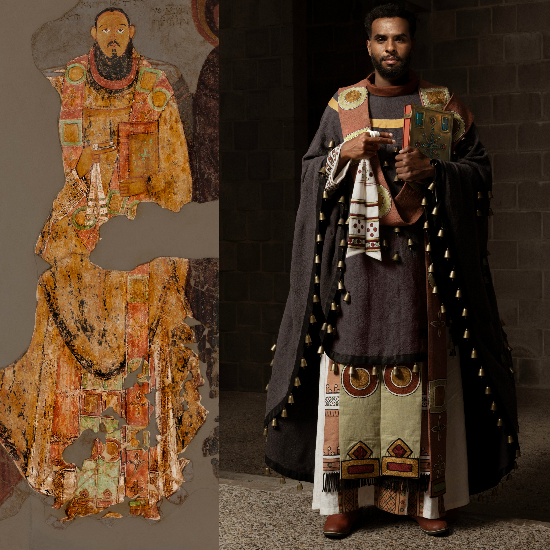 Centuries-old Christian Nubian murals inspire gorgeous fashion ...