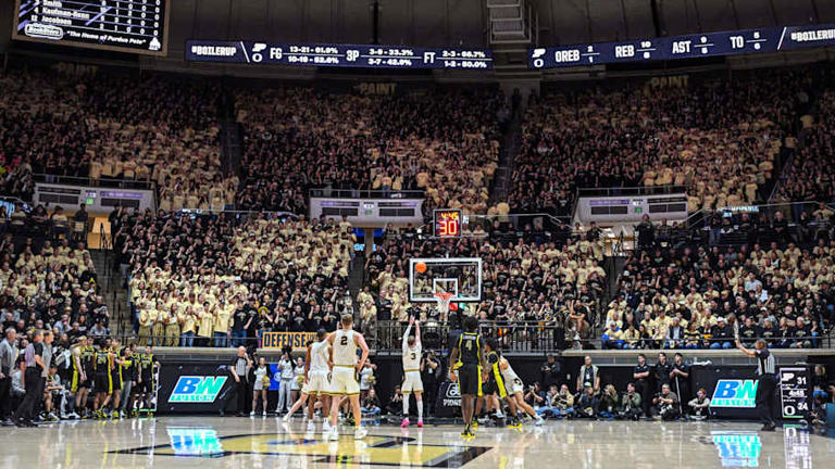 Where Purdue's attendance ranked for 2025-26 college basketball season