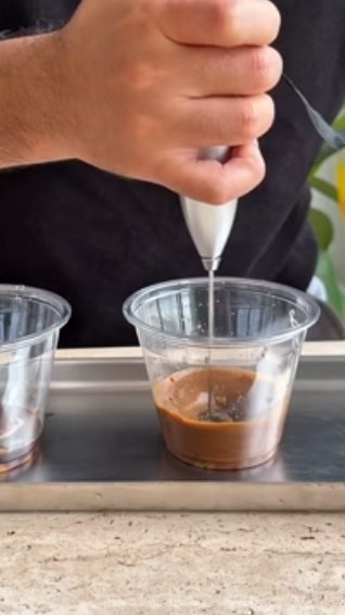 Mini Spanish iced latte tips for a smooth creamy flavor