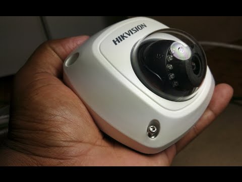 Hikvision DS-2CD2532F-I mini dome IP camera installation