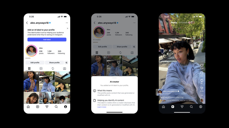 Instagram is testing optional 'AI creator' labels